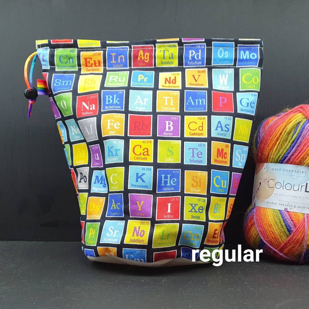 R/DPN Periodic Table Project Bag for Knitting/crochet/crafts - Etsy