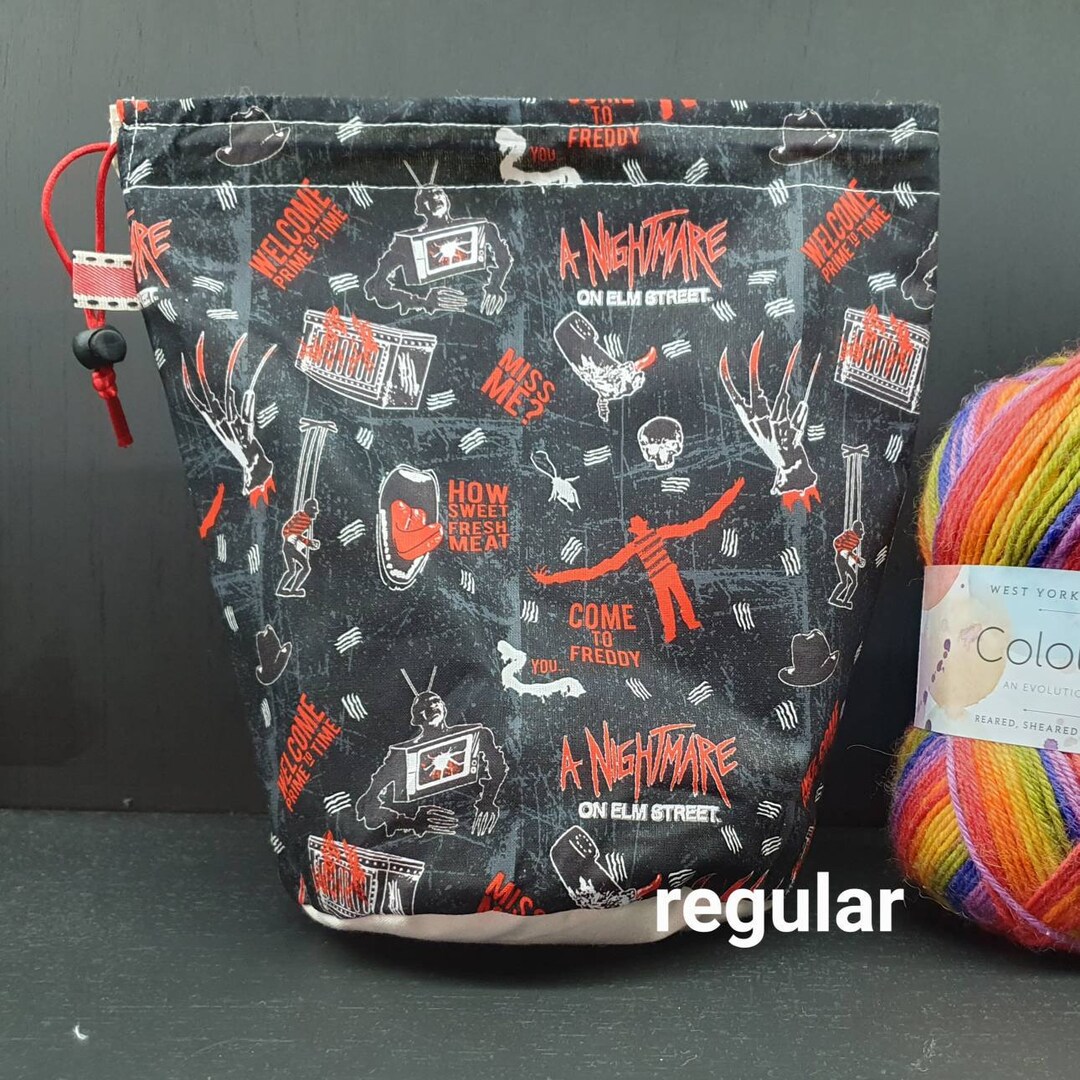 R/M/S/W/DPN Horror Film Project Bag for Knitting/crochet/crafts - Etsy