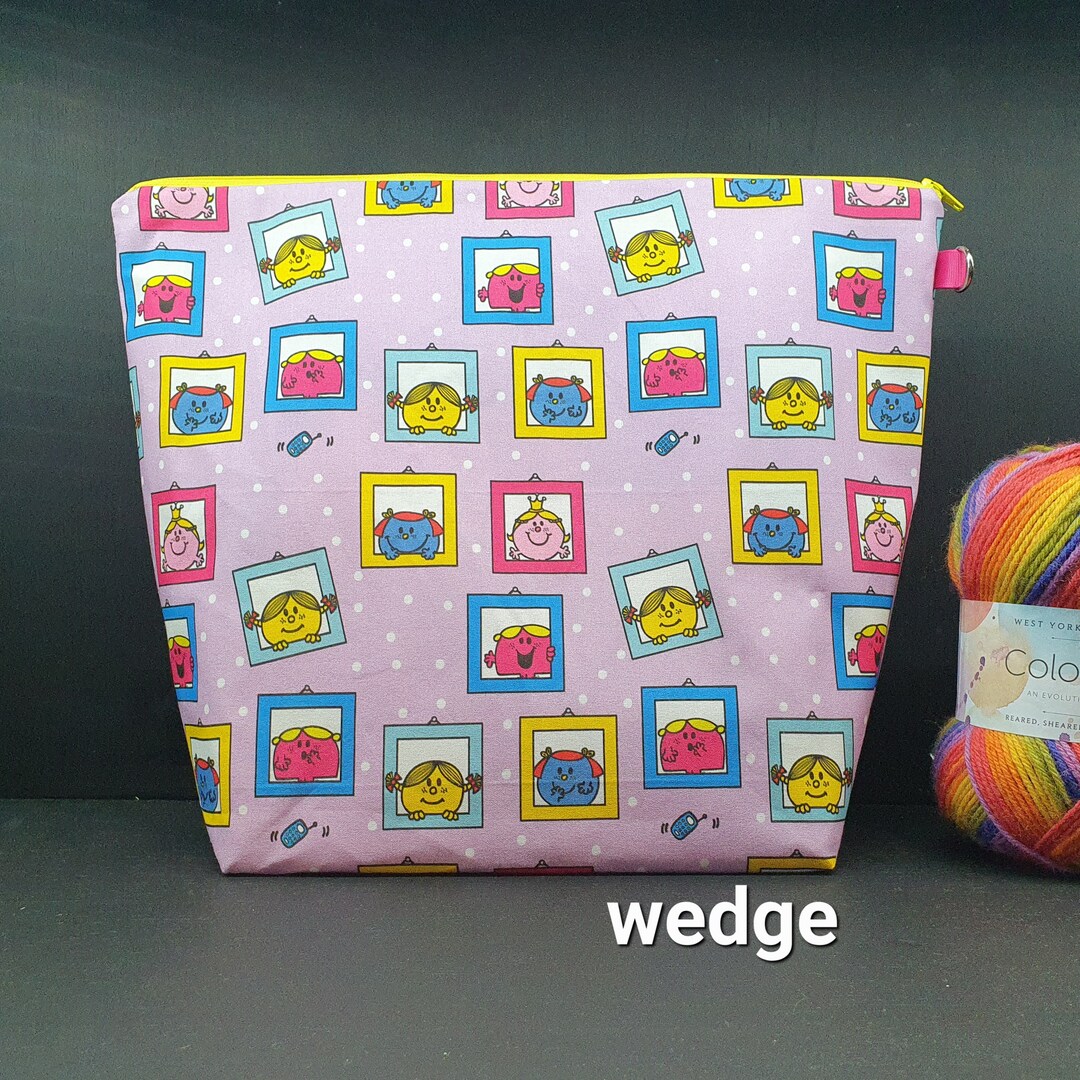 Wedge Only Little Miss Project Bag for Knitting/crochet/crafts - Etsy