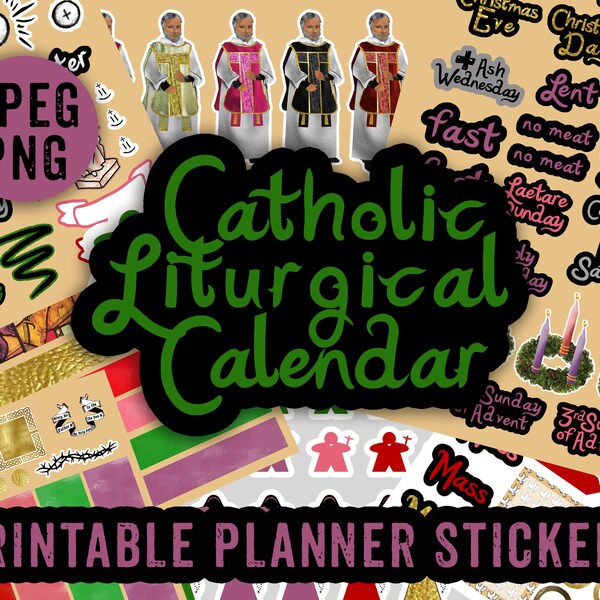 Liturgical Calendar - Etsy