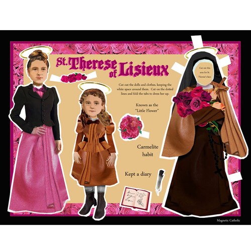 Saint Therese of Lisieux Printable Image Catholic Saints - Etsy