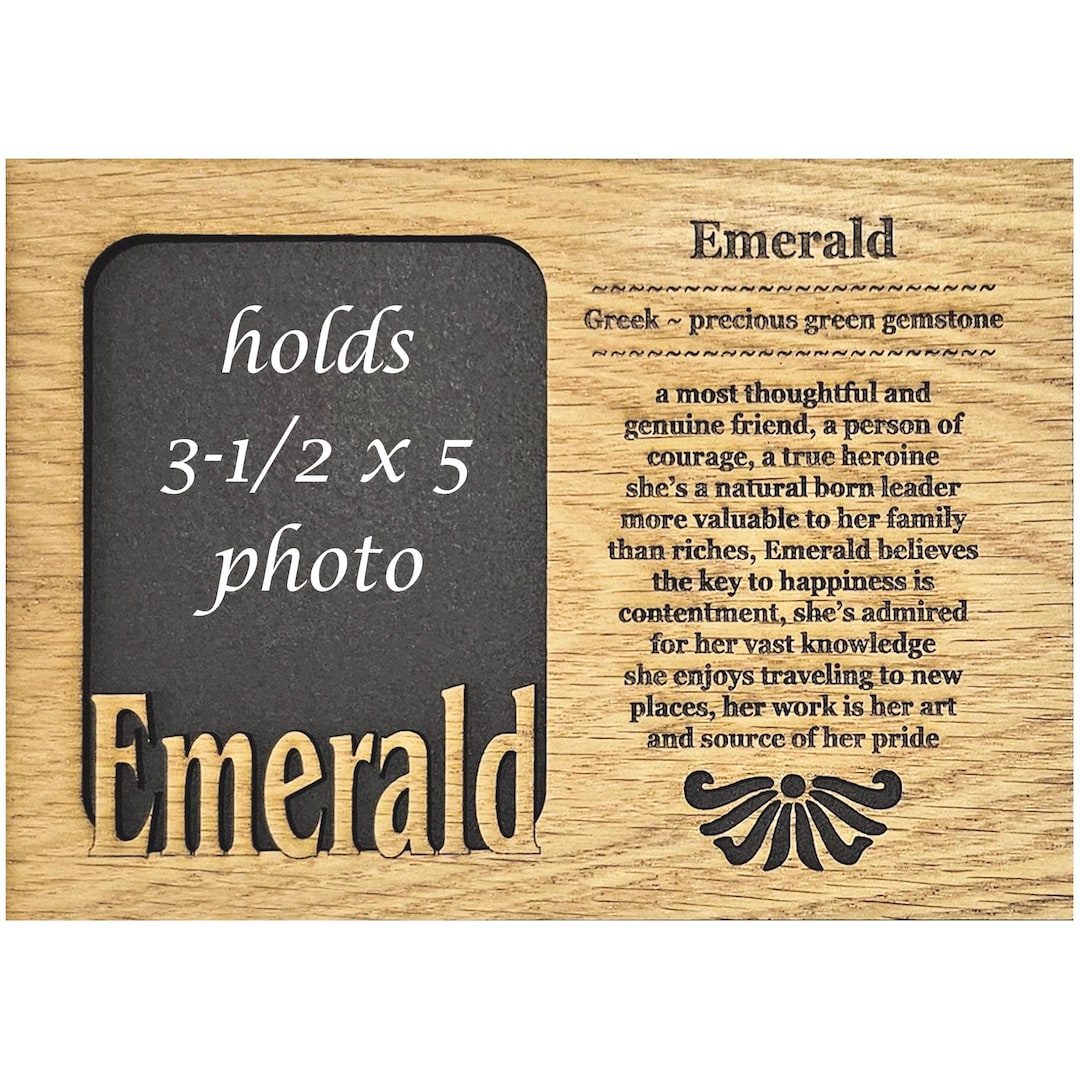5x7 Name Meaning Picture Frame Mat Insert for 3-1/2x5 or 4x6 Photo ...