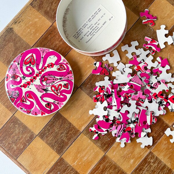 Round Jigsaw Puzzle - Etsy