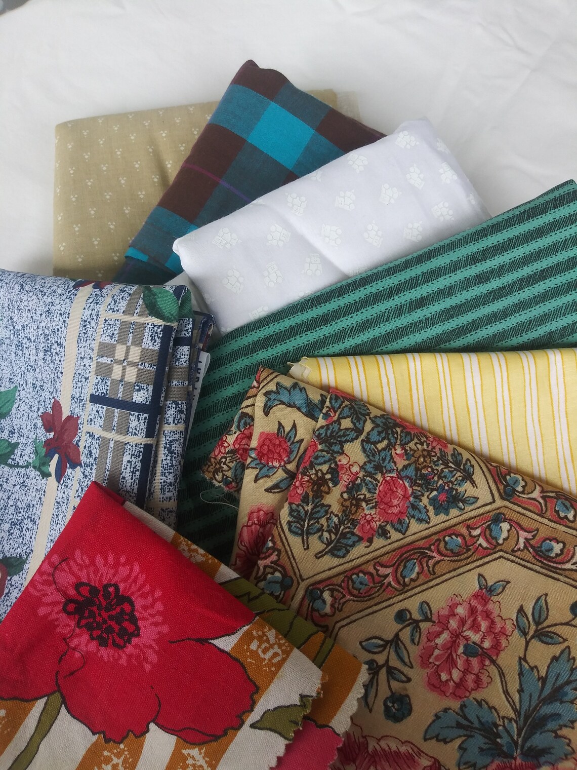 Fabric Destash 2 Pound Bag Cotton Mix Fabric - Etsy