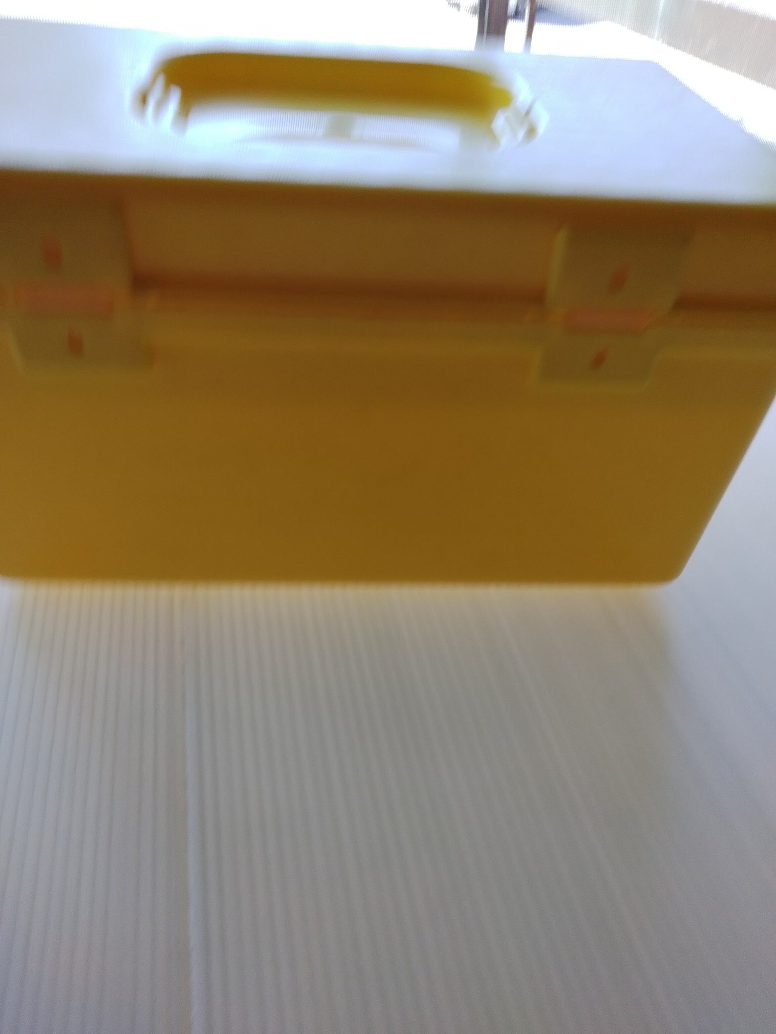 Costom Orders Plastic Thread Box Vintage Yellow Sewing Box - Etsy