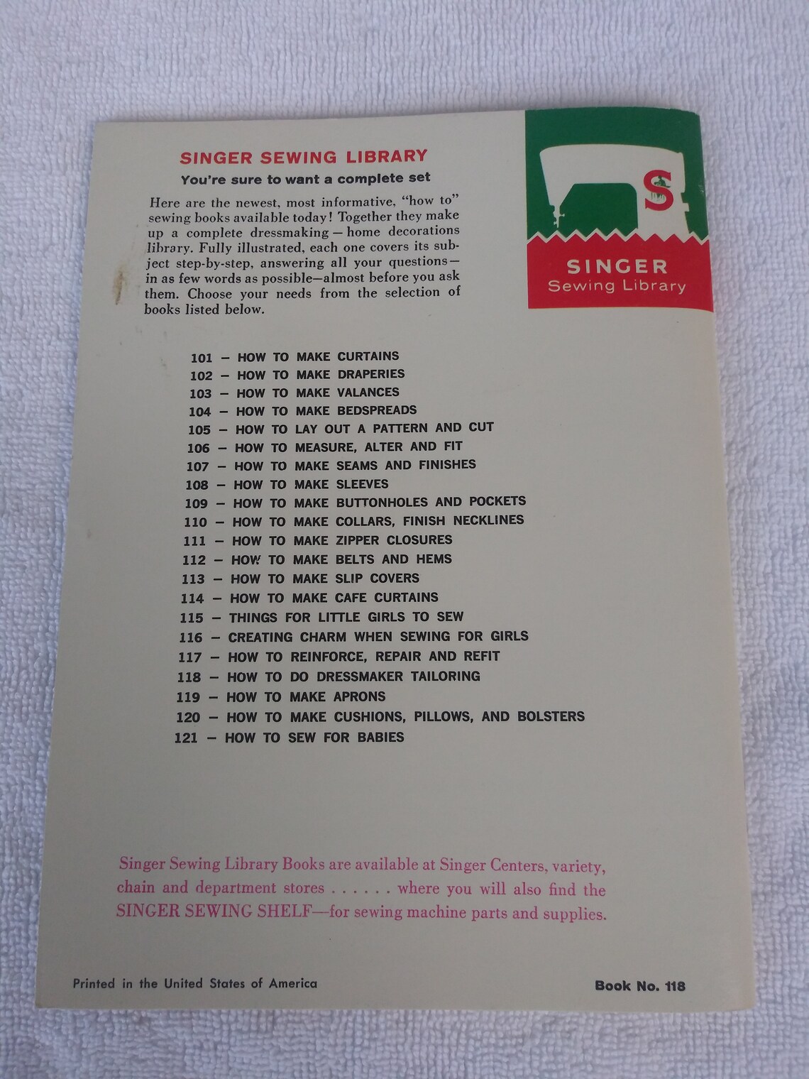 Singer Sewing Library Set 3 Vintage Book 1960s | Etsy