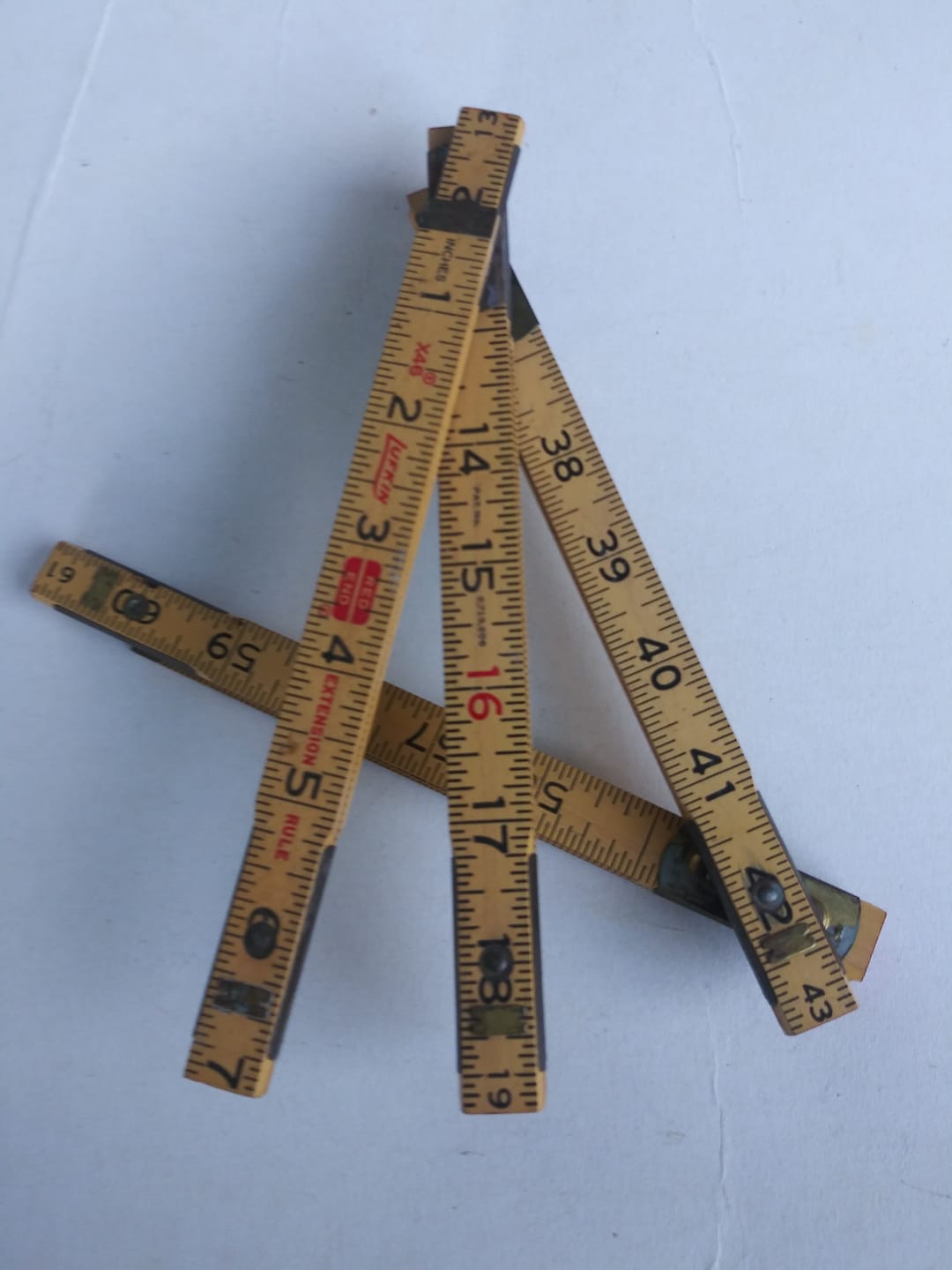 Vintage Wooden Ruler Lufkin Folding Ruler 72" - Etsy