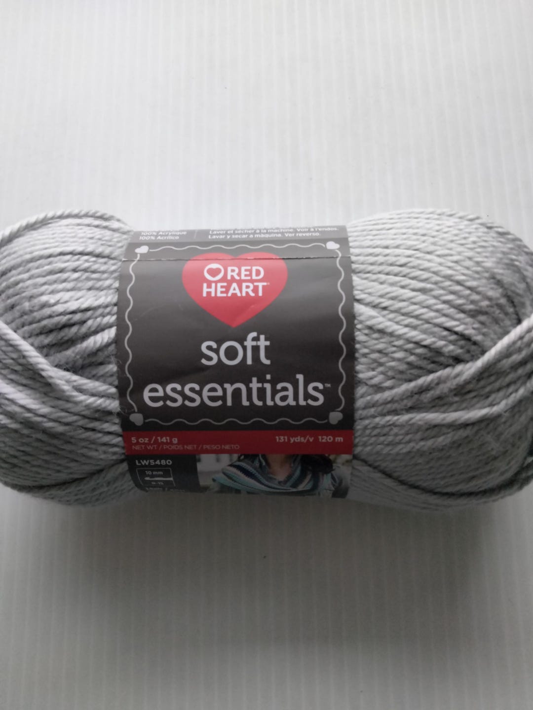 1 Skein Red Heart Soft Essentials Yarn Greyhound - Etsy