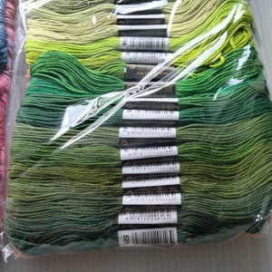 100 Pc. Colors Embroidery Floss Thread Tyche Special NEW 100% Cotton ...