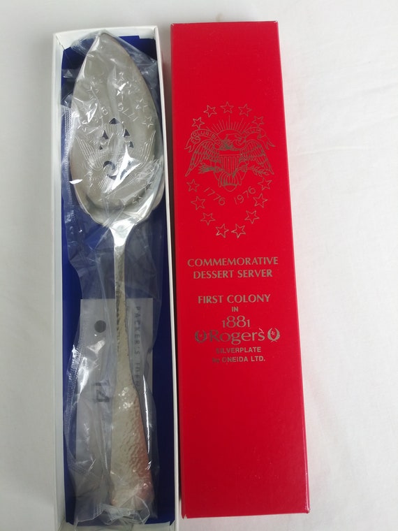 Vintage Rogers Commemorative Dessert Server US 1776-1976 - Etsy