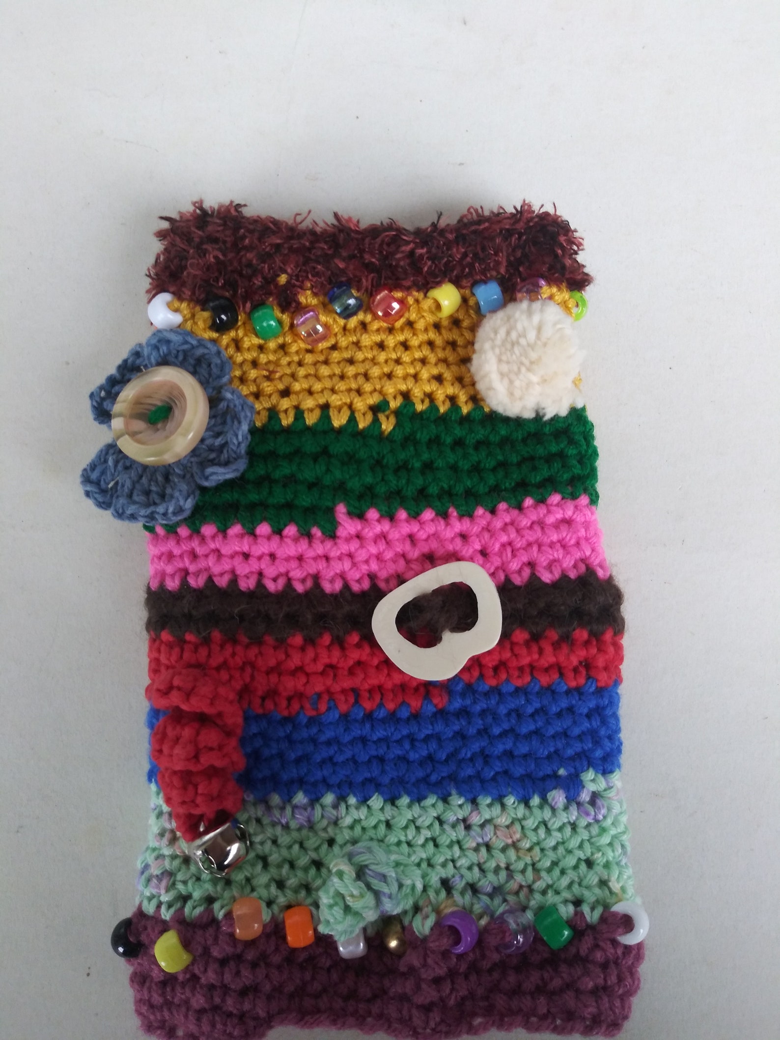 Knitted Fidget Muff Sensory Muff for Dementia, Alzheimer's, Stress ...