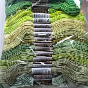 100 Pc. Colors Embroidery Floss Thread Tyche Special NEW 100% Cotton ...