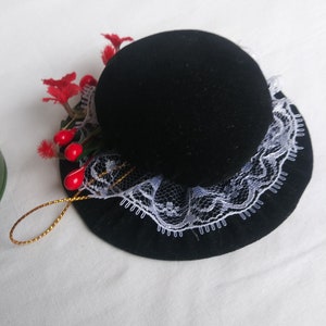 Set of 2 Vintage Pin Cushion /hat Pin Cushion and Wooden Round - Etsy