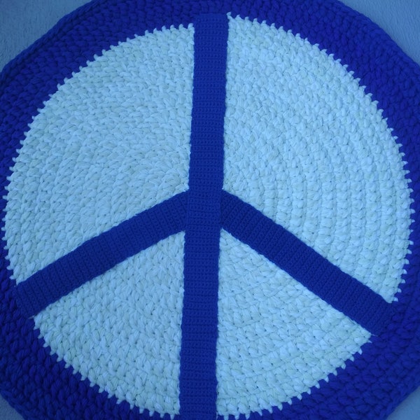 Crochet Peace Sign - Etsy