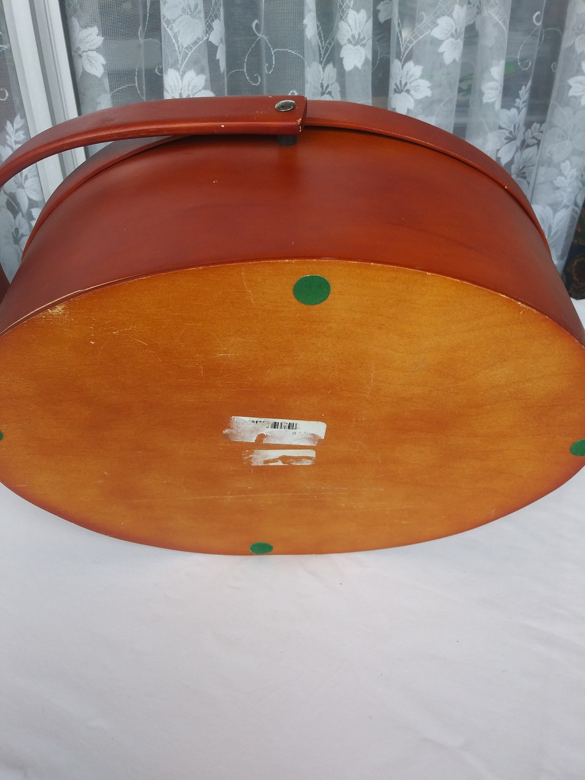 Vintage Wooden Sewing Box Pin Cushion Top - Etsy