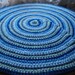 Blue Handmade Circle Rug - Etsy