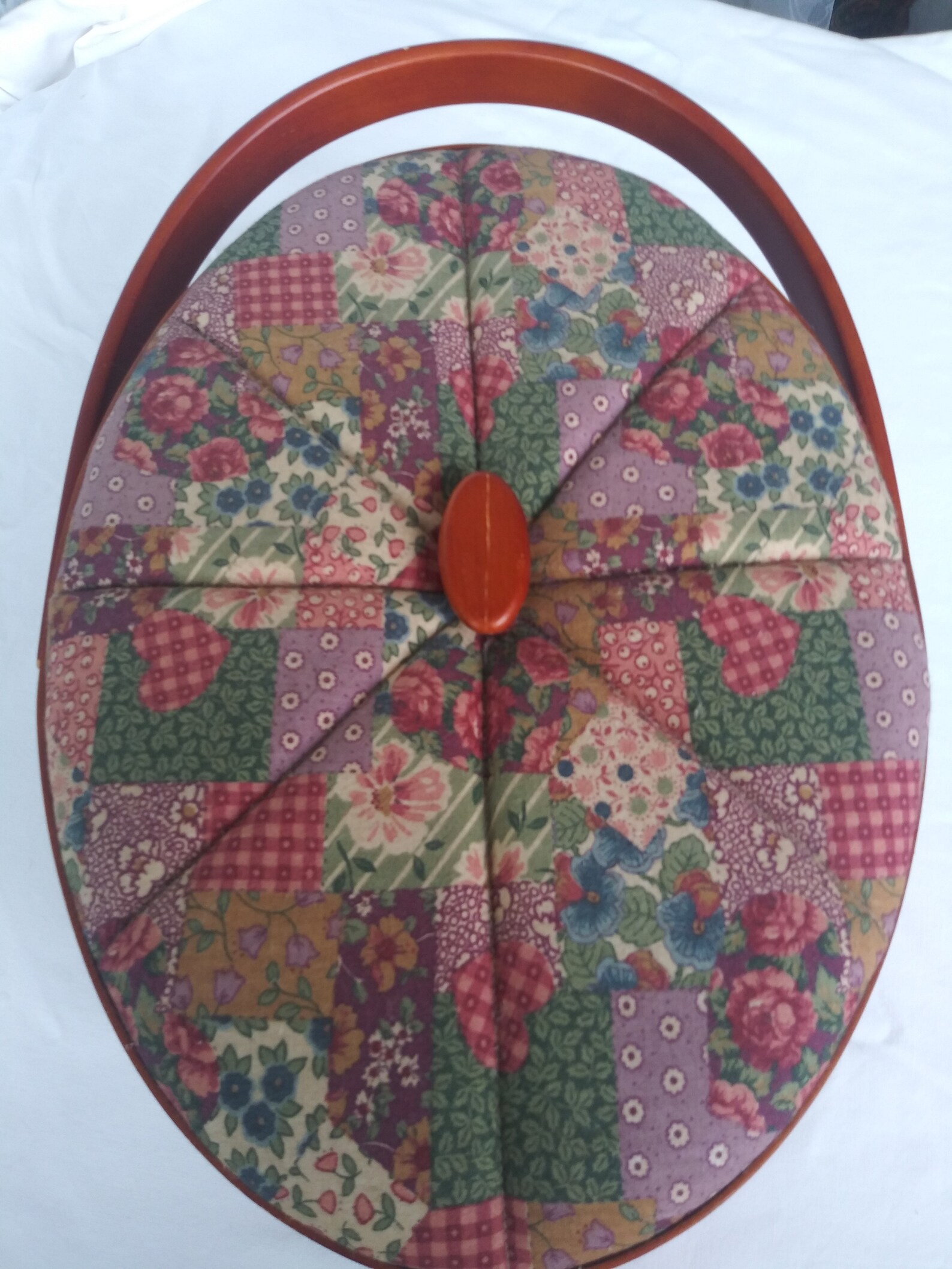 Vintage Wooden Sewing Box Pin Cushion Top - Etsy