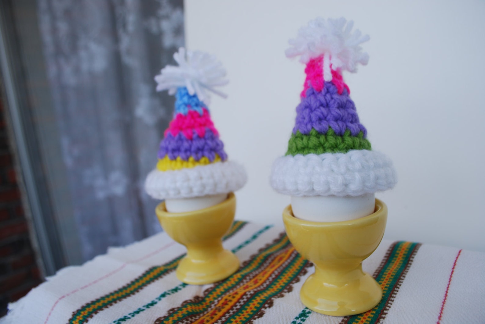 Easter Decorationset of 2 Egg Hat. - Etsy UK