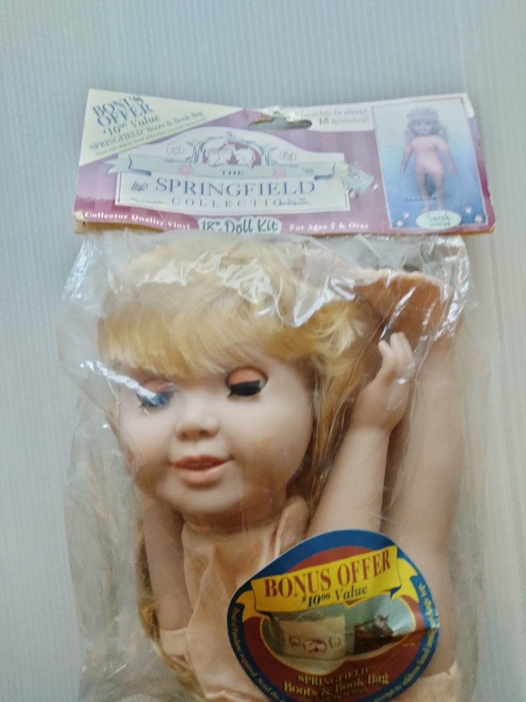 Vintage the Springfield Collection. Doll Kit, sarah,18 Inches ,1996 - Etsy