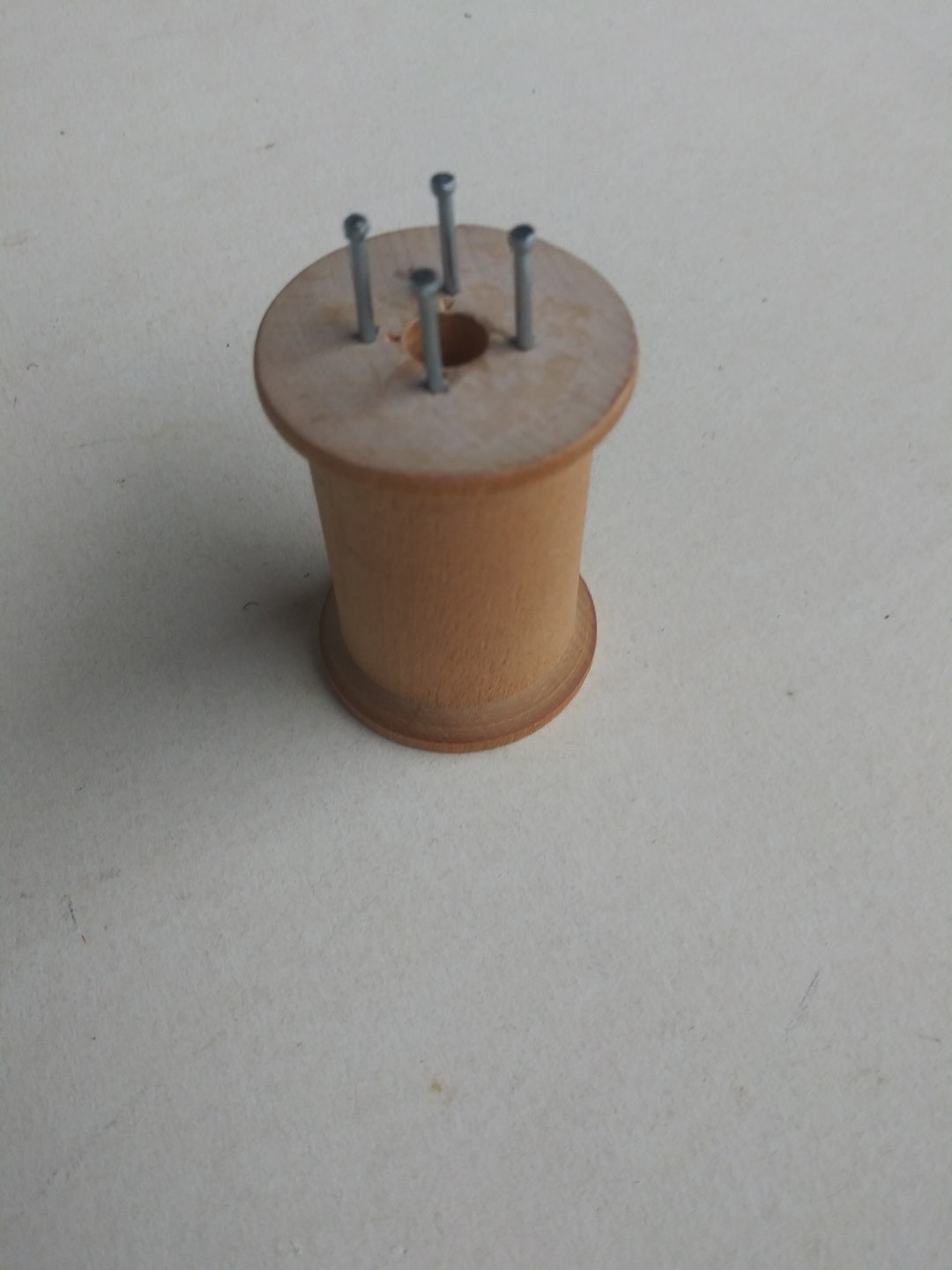 Vintage Knitting Knobby Wooden/strickliesel - Etsy