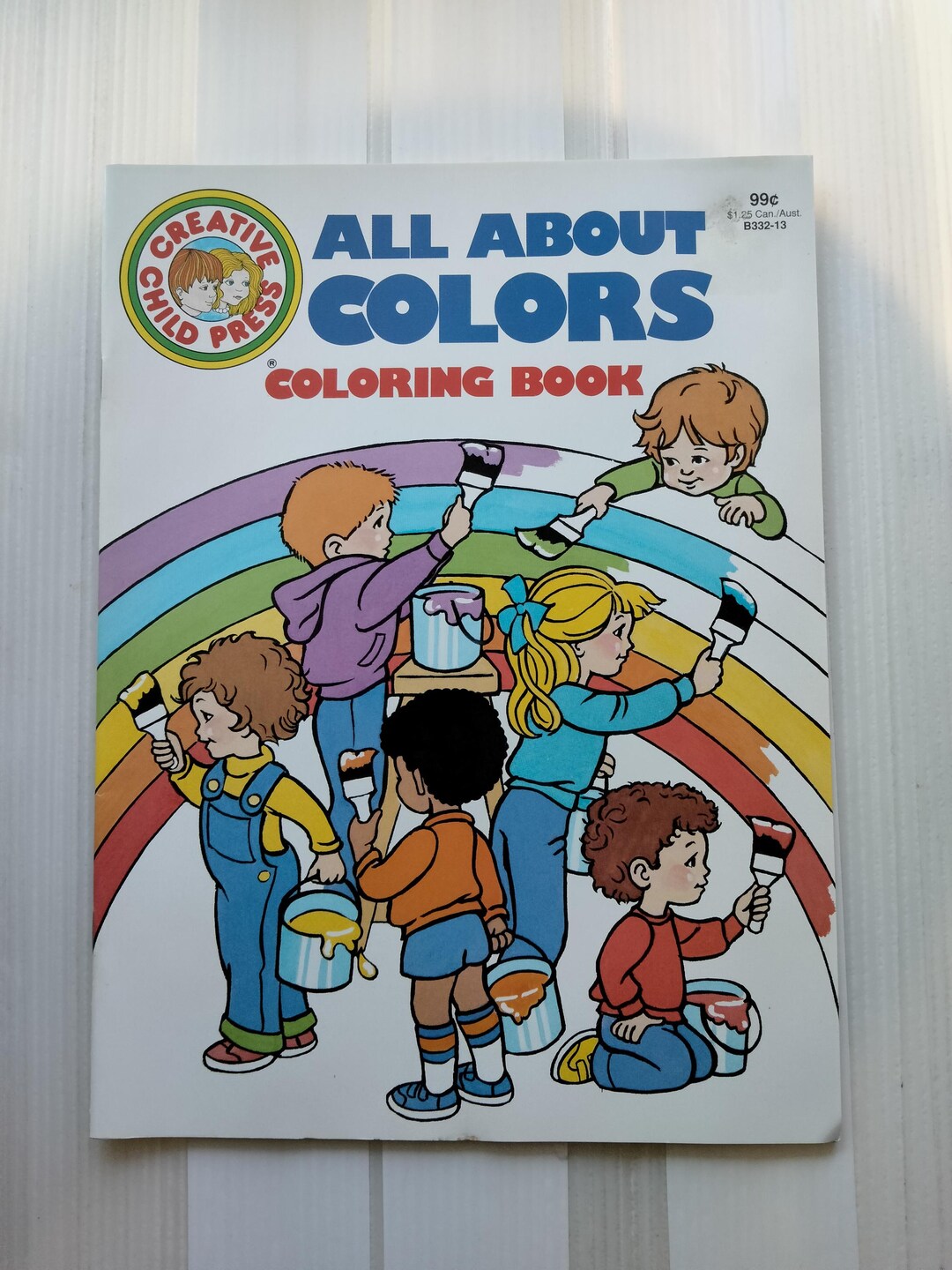 Vintage Book All About Colors Coloring Book / Creative Child Press 1993 ...