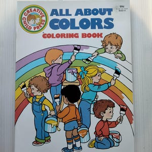 Vintage Book All About Colors Coloring Book / Creative Child Press 1993 ...