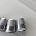 4 Pieces Vintage Metal Thimbles - Etsy