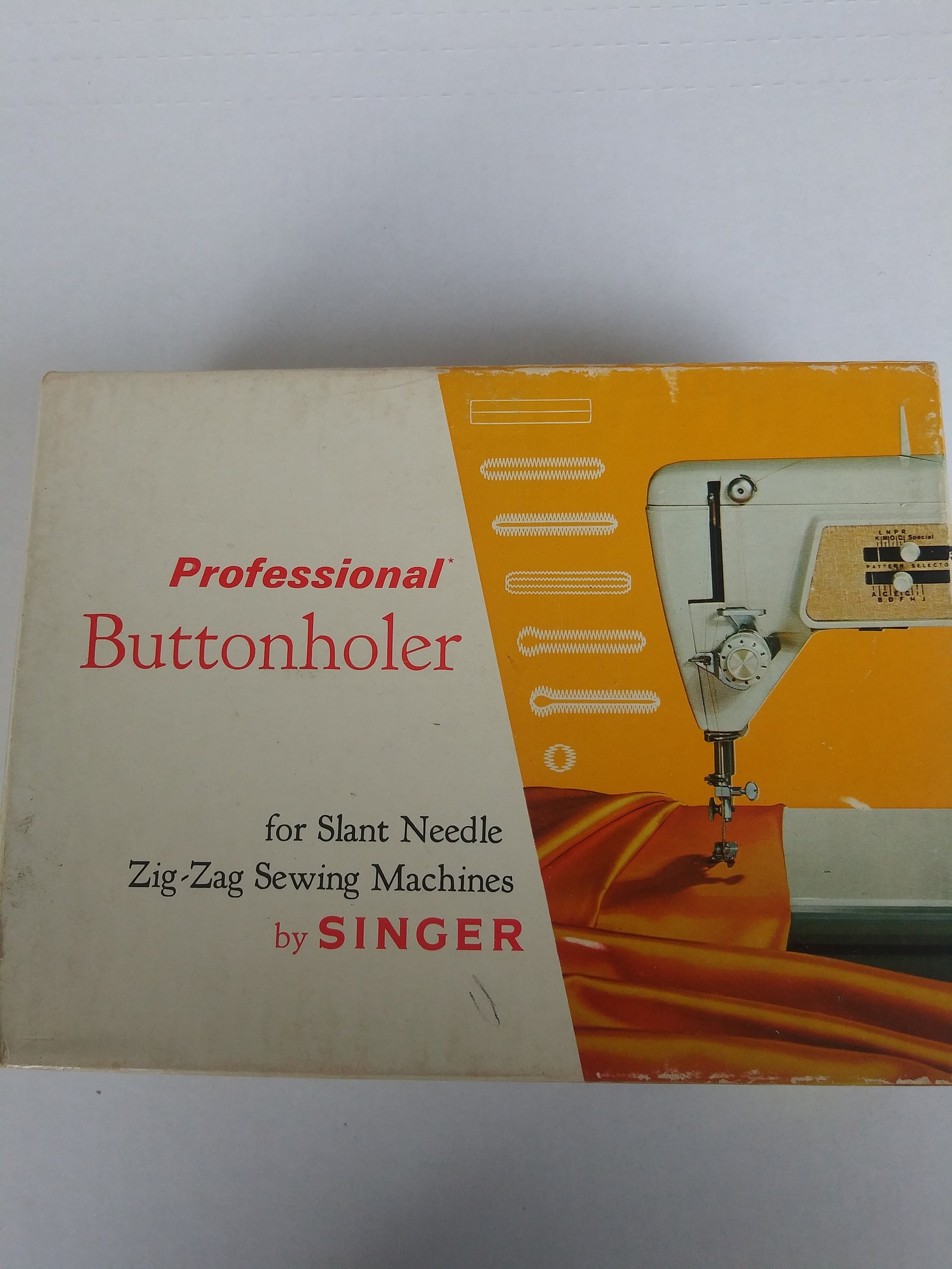 Vintage Singer Professional Buttonholer for Slant Needle - Etsy