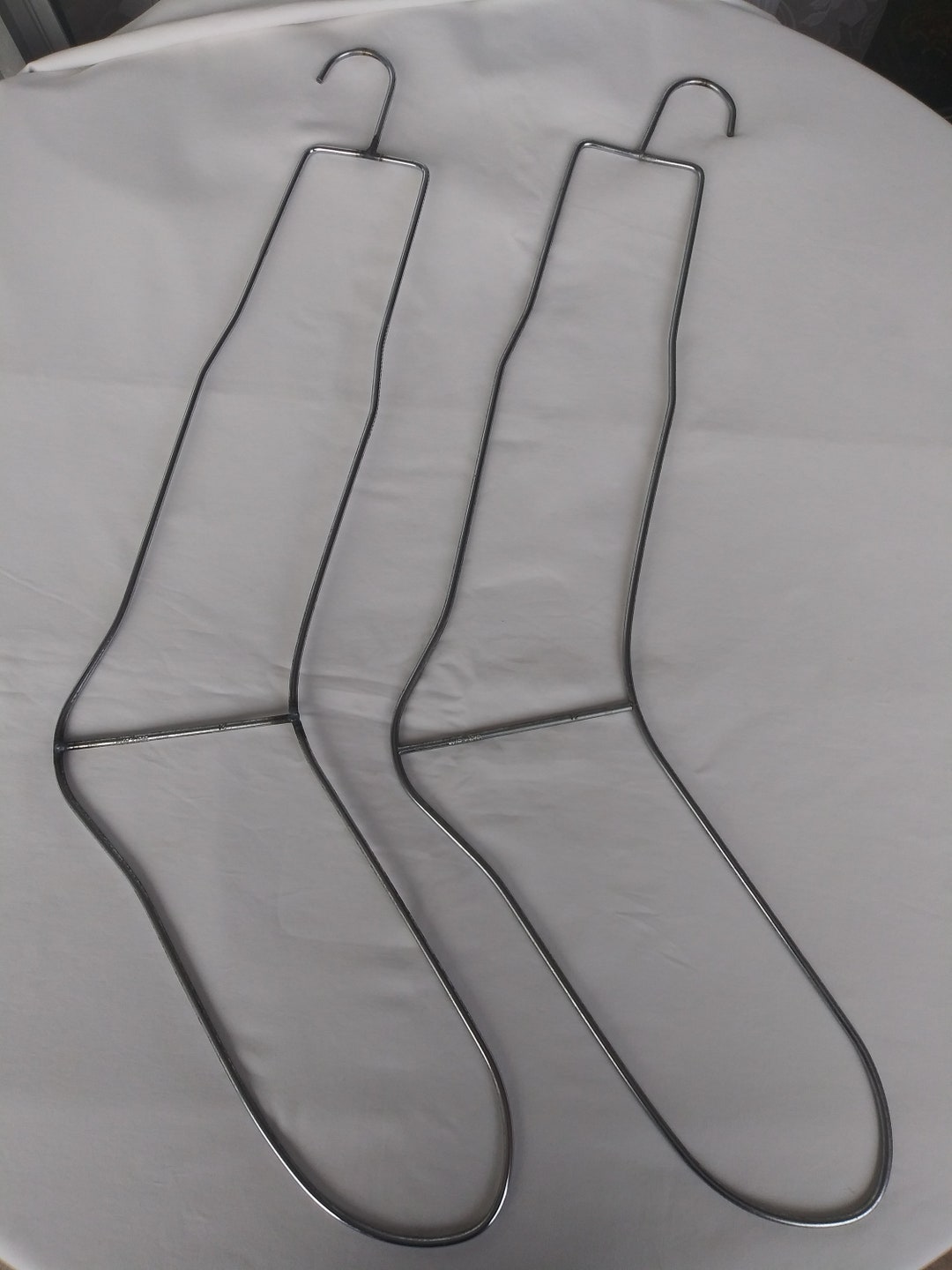 One Pair Vintage Metal Sock Form Sock Drying Hangers - Etsy UK