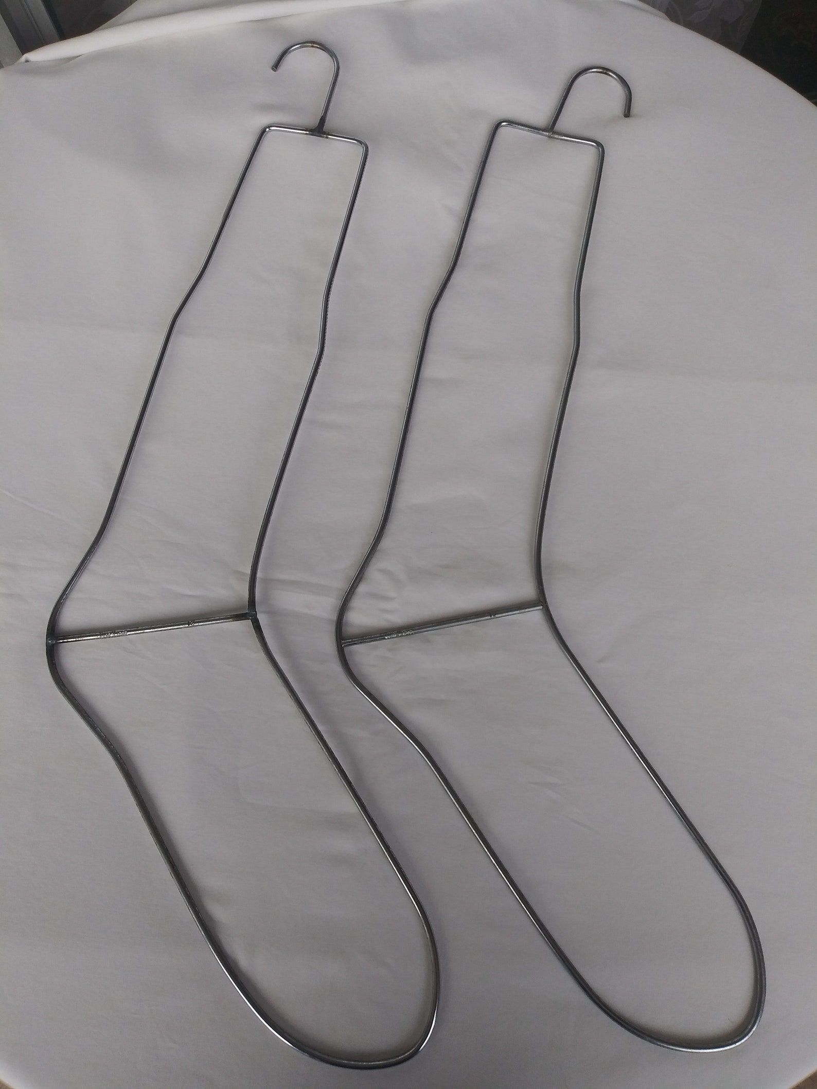 One Pair Vintage Metal Sock Form Sock Drying Hangers - Etsy UK