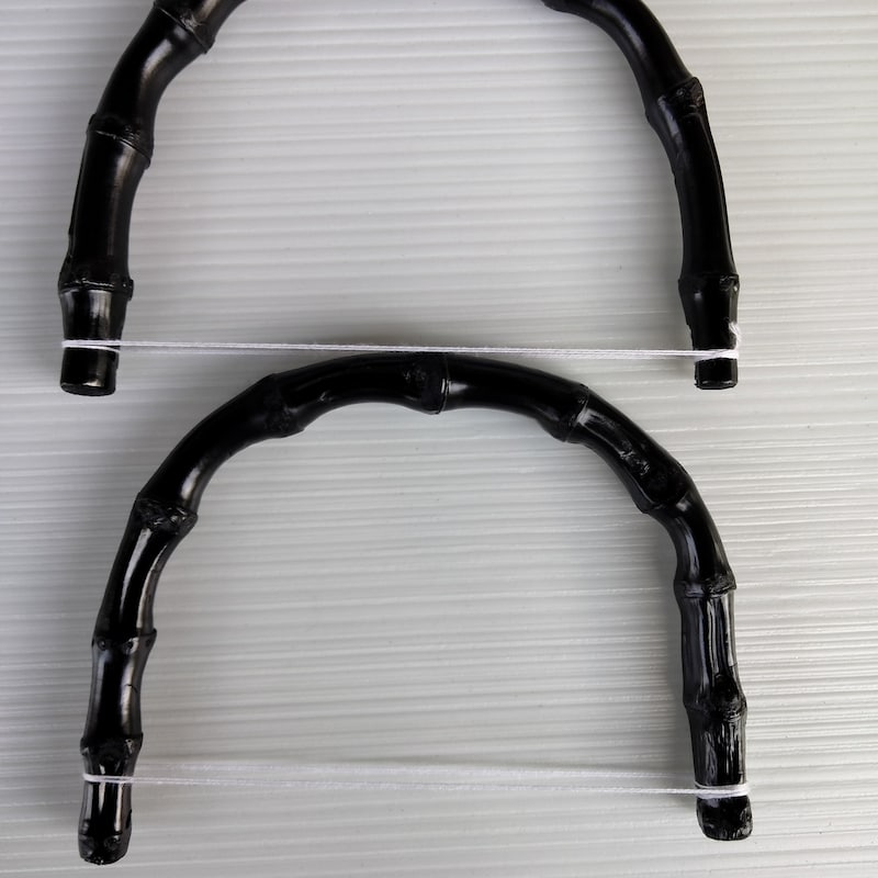 Bamboo Handle Bag - Etsy