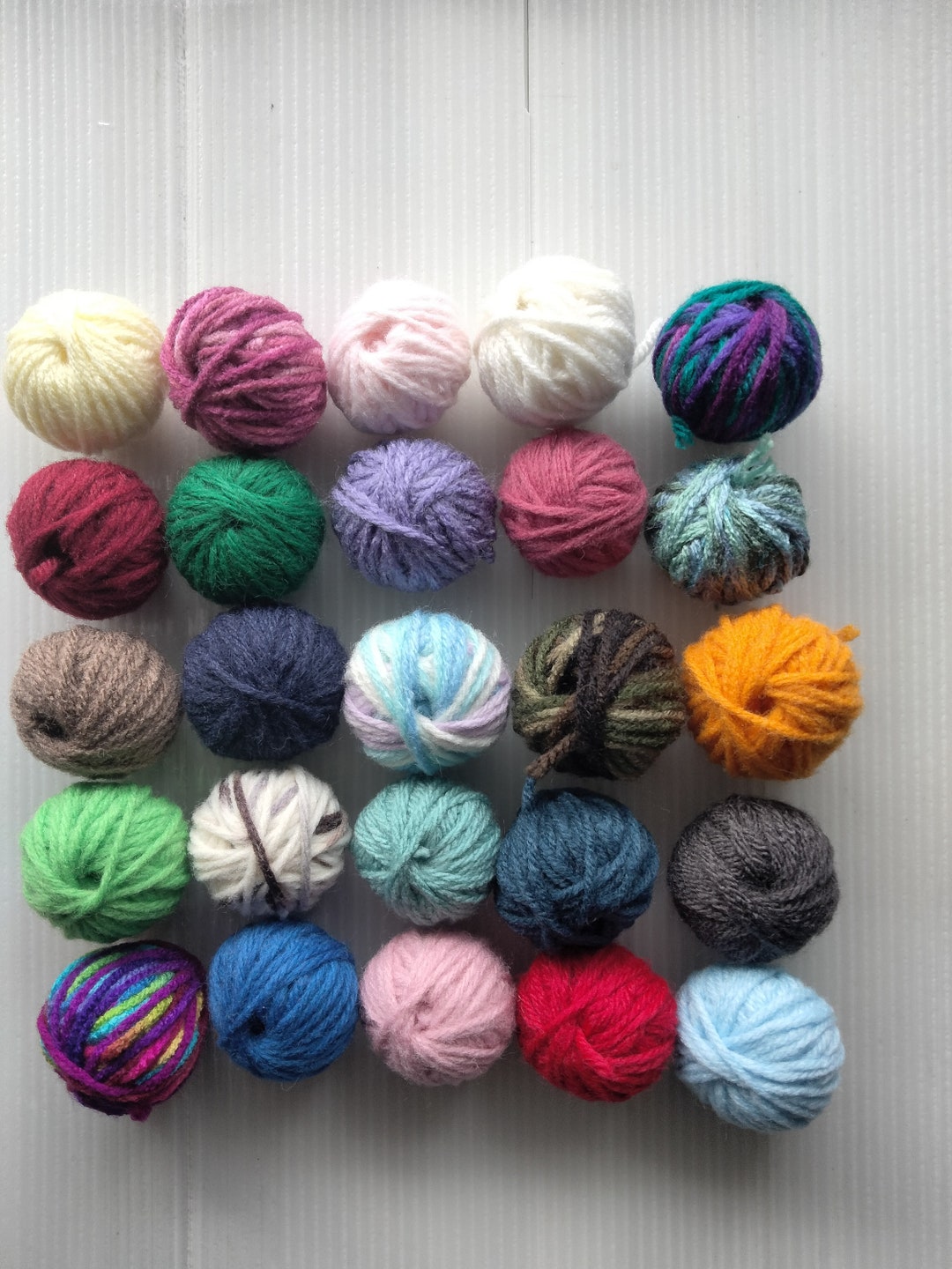 DESTASH YARN 25 Balls Mix Multicolor Colors 250 Yards - Etsy
