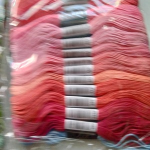 100 Pc. Colors Embroidery Floss Thread Tyche Special NEW 100% Cotton ...