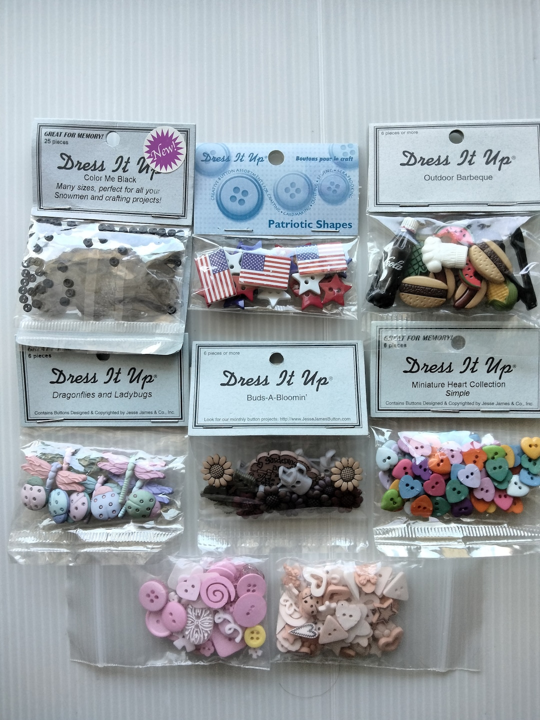 Lot of 8 Dress It up Buttons - Etsy