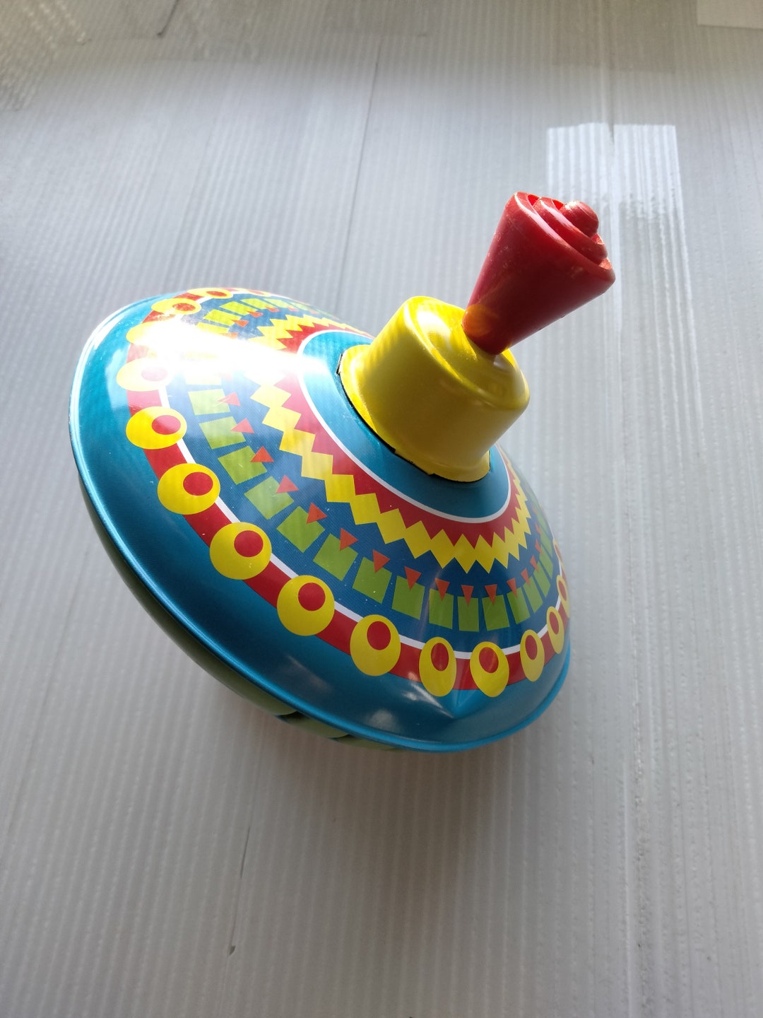 Vintage Metal Whirligig Toy Kid Toy - Etsy