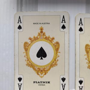 Vintage PIATNIK VIENNA Playing Cards Made in Austria,2 Decks - Etsy