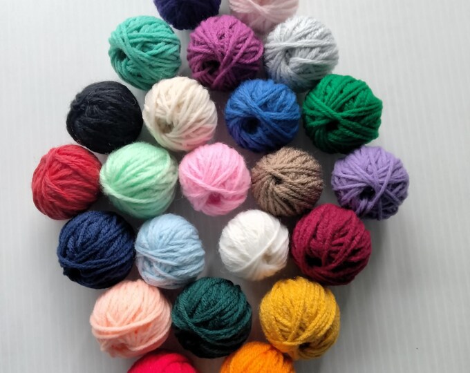 DESTASH YARN - 25 Balls Mix Multicolor Colors 375 Yards - Etsy
