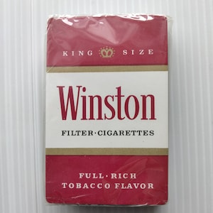 Vintage Winston Cigarettes Playing Cards - Etsy