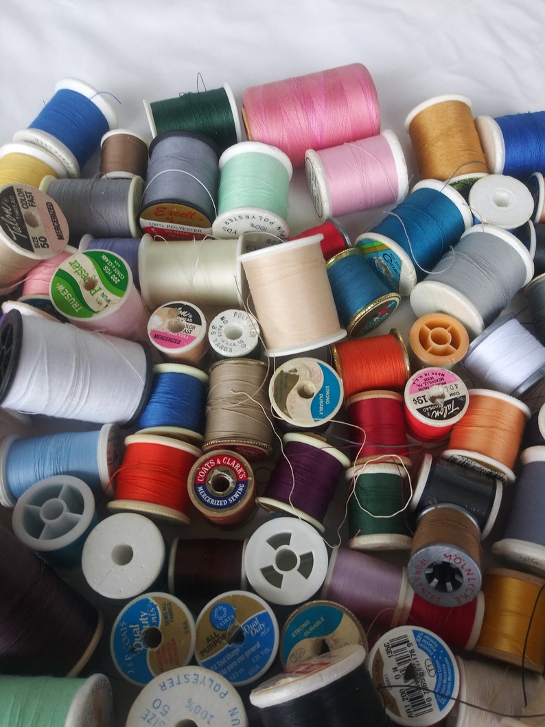 200 Spools of Sewing Thread Assorted Colors - Etsy