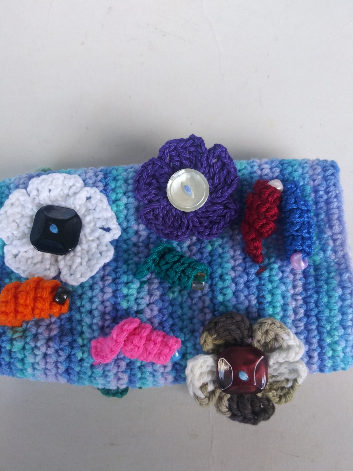 Knitted Fidget Muff: Sensory Twiddle Muff for Dementia, Alzheimer's - Etsy