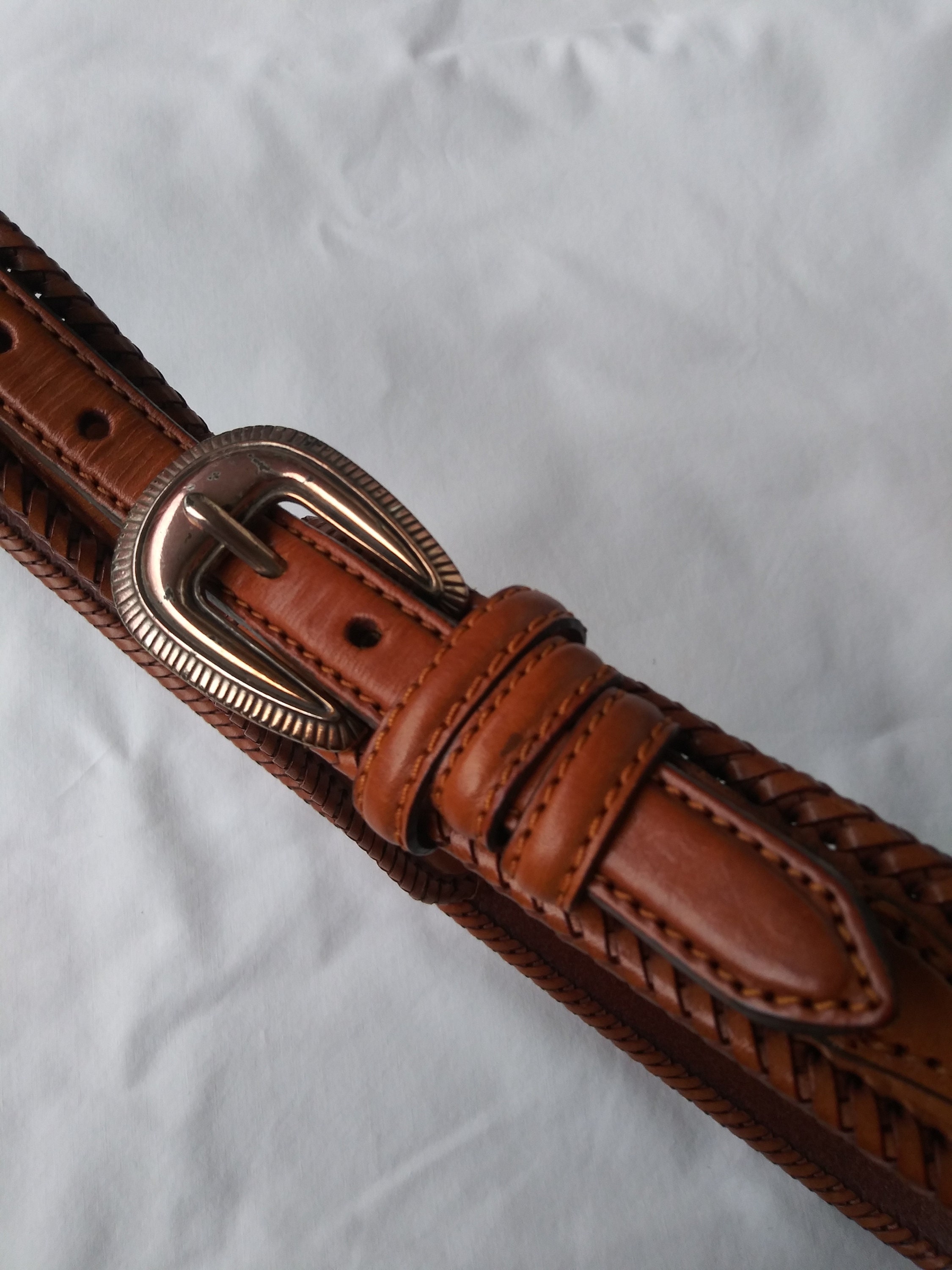 Vintage Western Belt Vintage Leegin Belt,size 38,1993 - Etsy