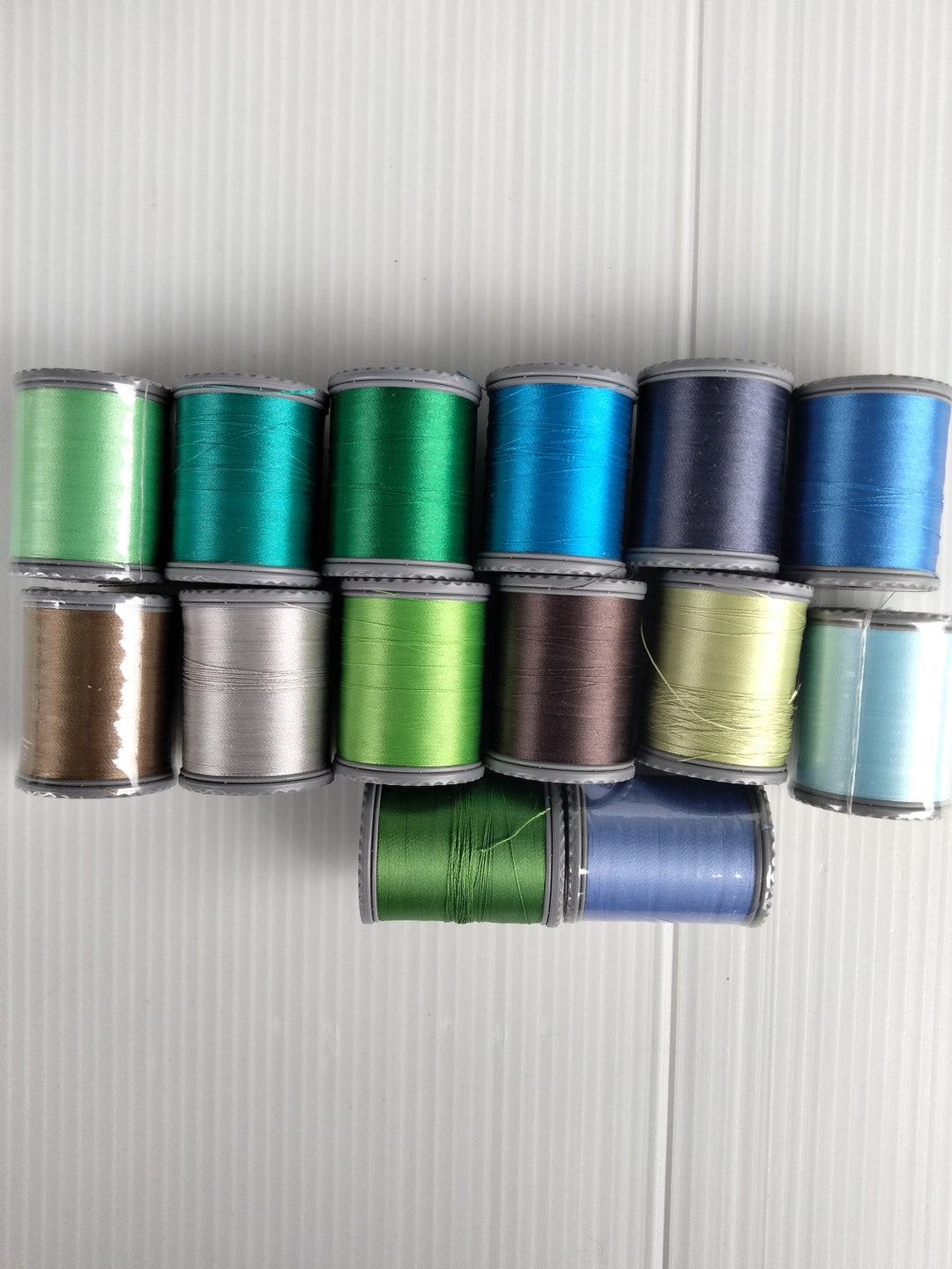 14 Spools Mix Brother Embroidery Machine Embroidery Thread Polyester - Etsy