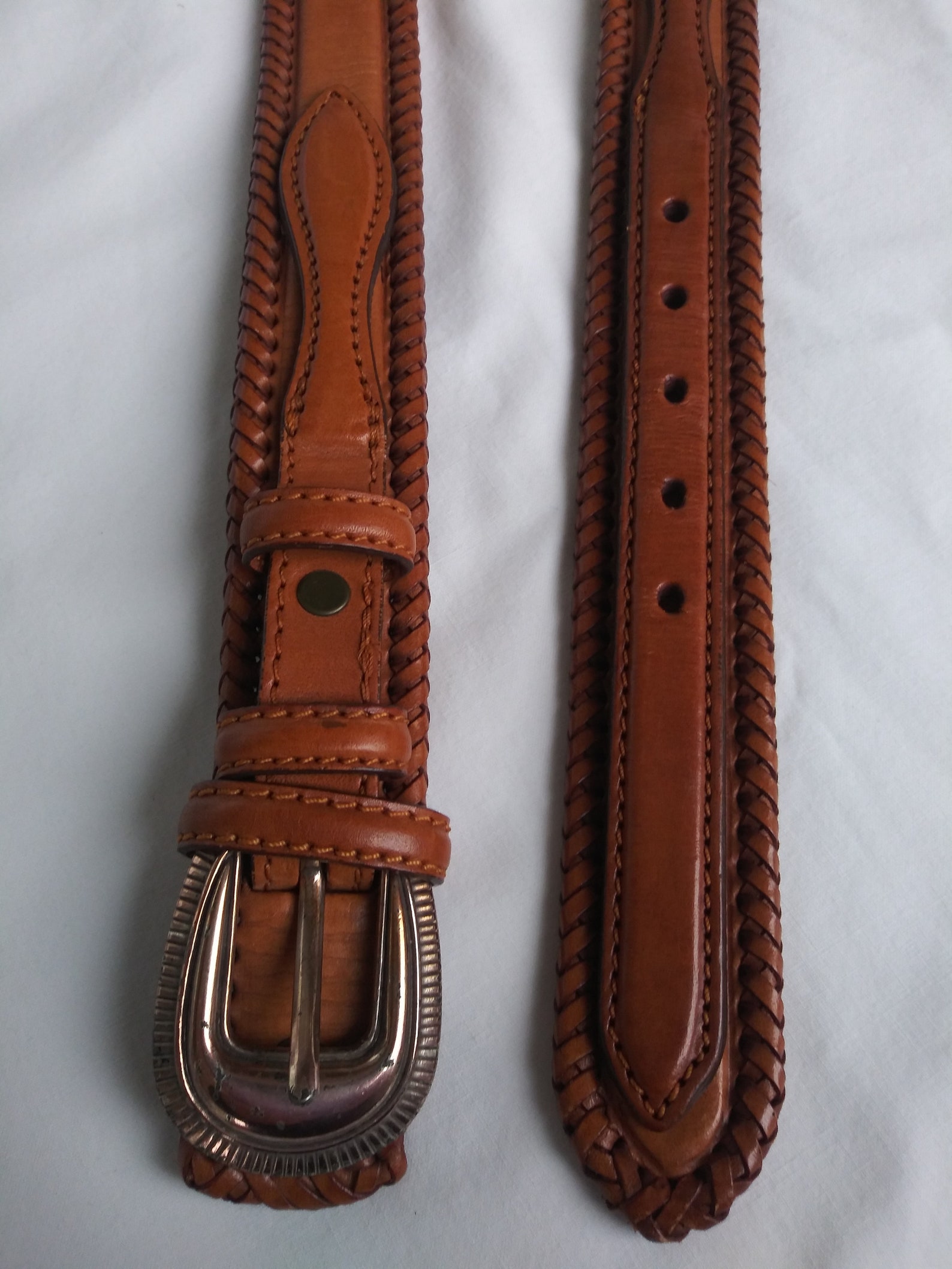 Vintage Western Belt Vintage Leegin Belt,size 38,1993 - Etsy
