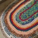 Oval Multicolor Crocheted Rag Rug - Etsy
