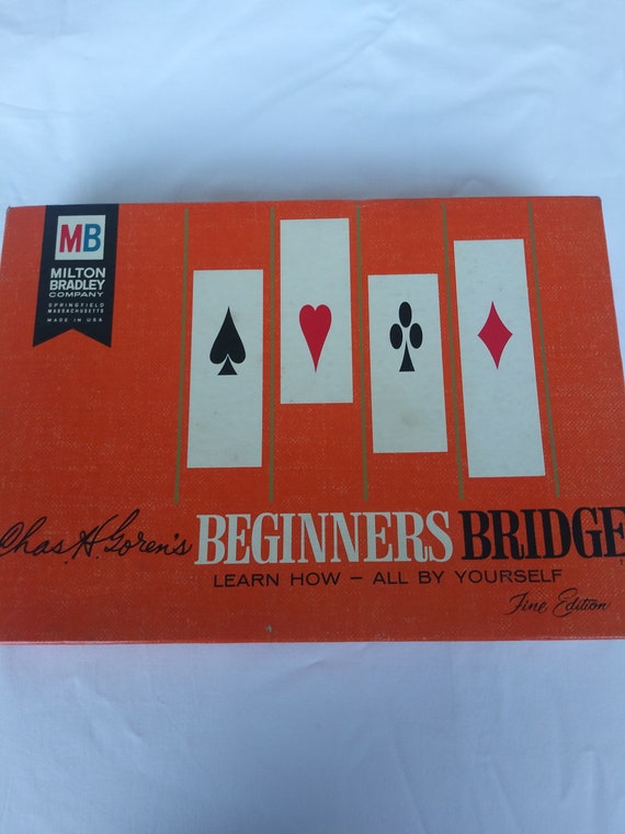Vintage Beginners Bridge Set Complete 1965s by Milton Bradley | Etsy