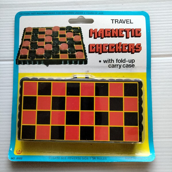 Magnetic Checkers - Etsy