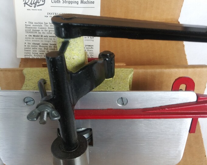 Vintage RIGBY Cloth Stripping Machine Strip Slitter Model "b" - Etsy