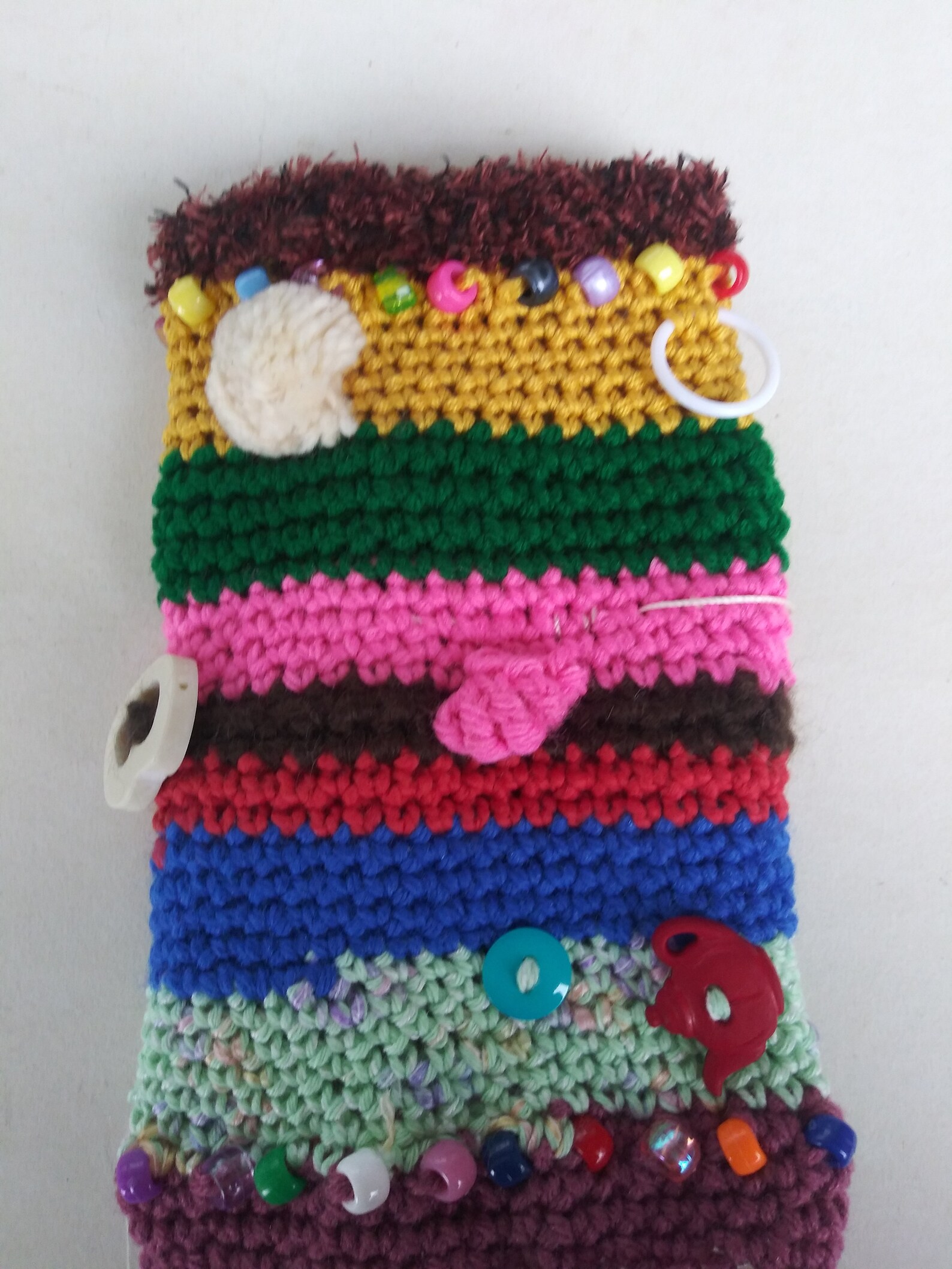 Knitted Fidget Muff Sensory Muff for Dementia, Alzheimer's, Stress ...