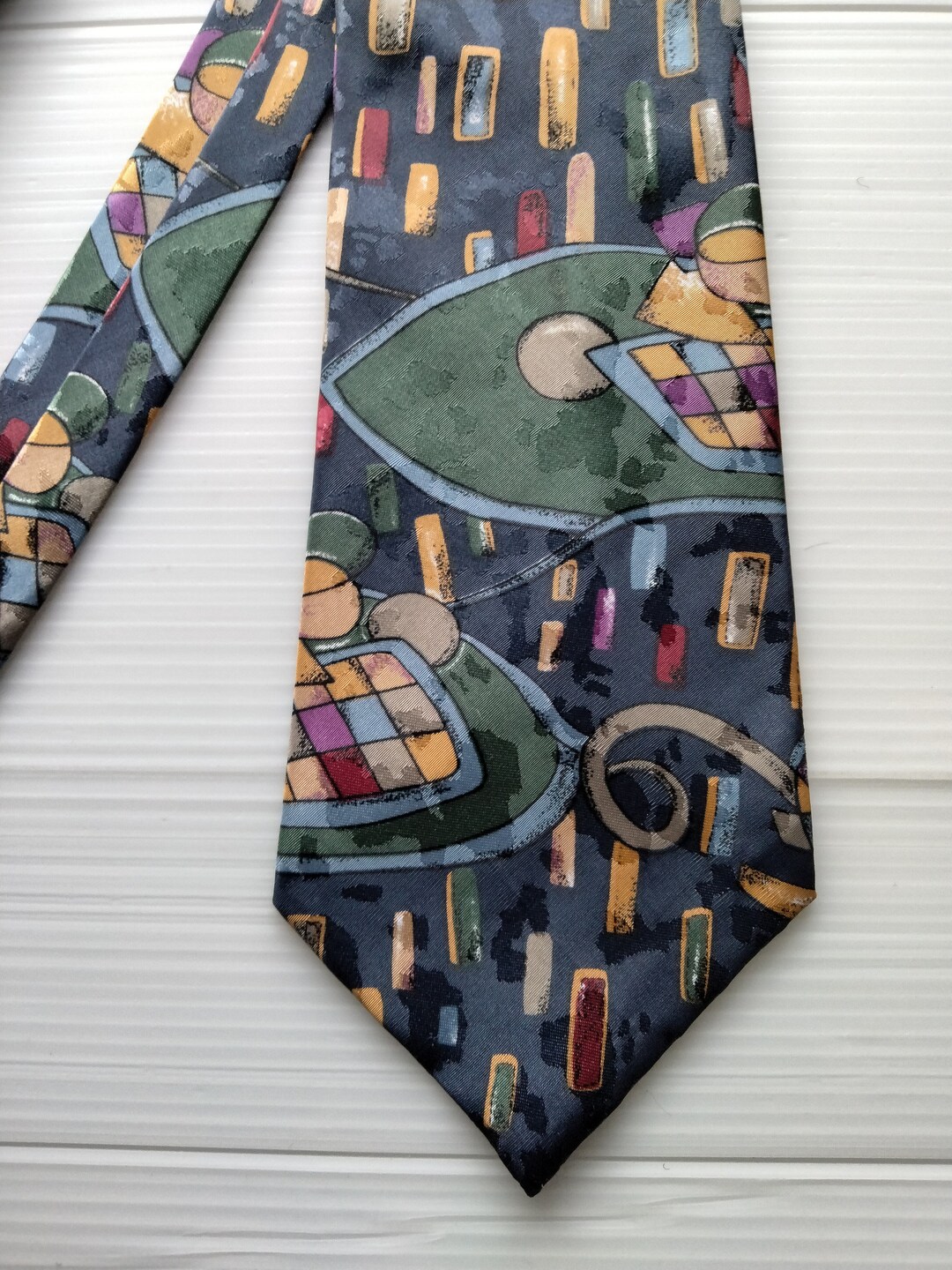 Vintage Men's Hardy Amies Tie London England Savile Row Multicolored ...