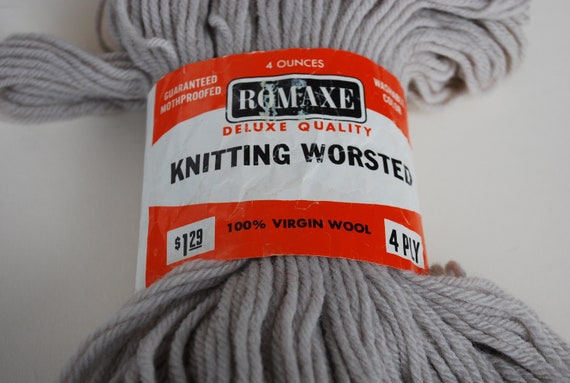 1 Skein Romaxe Knitting Worsted Vintage Wool | Etsy